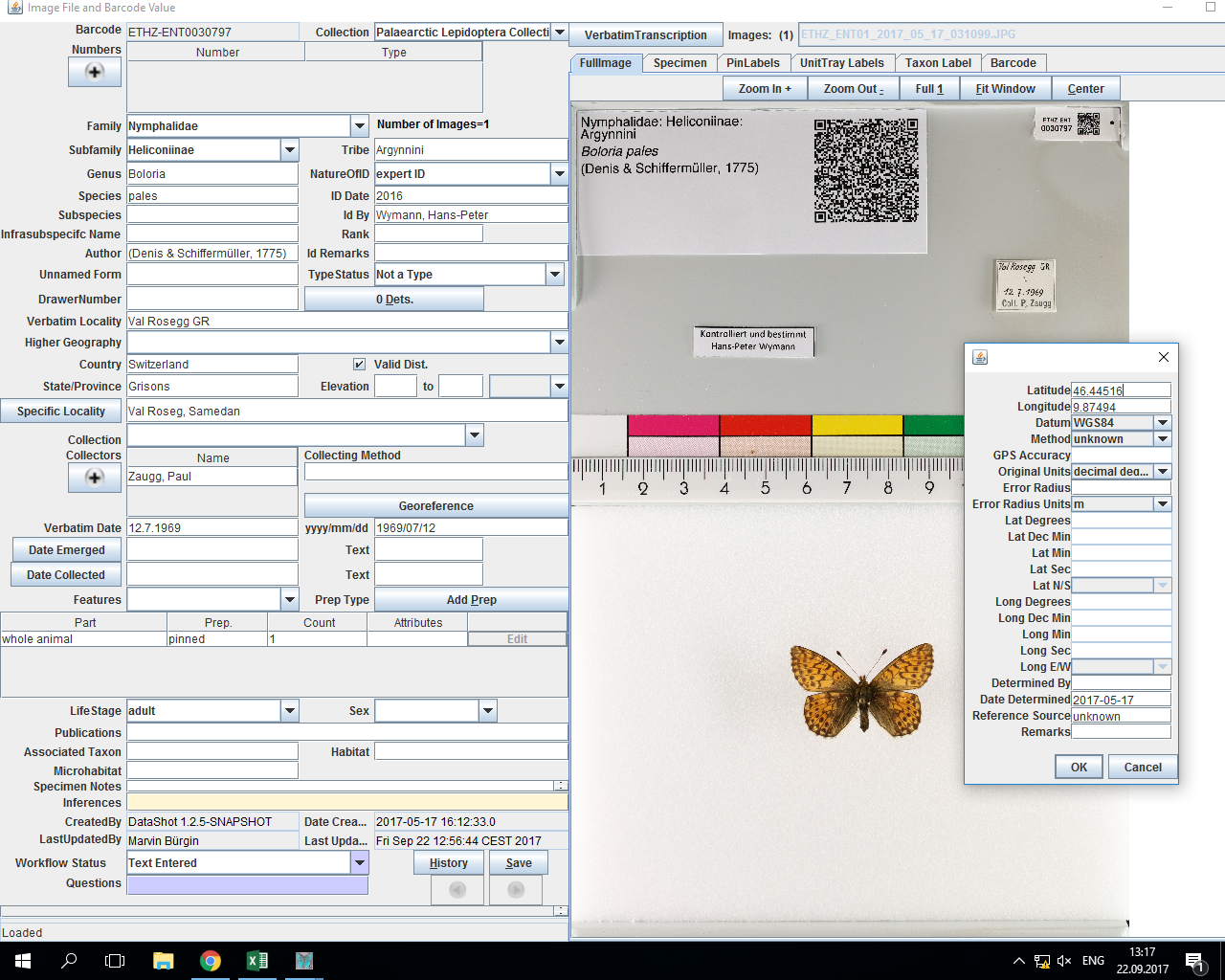 Digitization of the ETH Entomological Collection | iDigBio